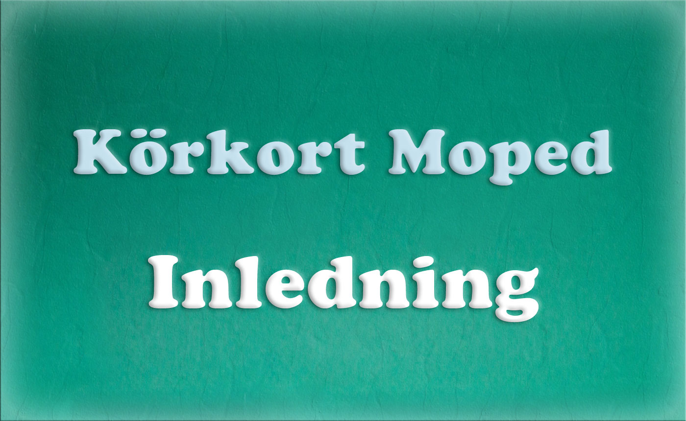 Gratis teoriboken: Inledning / Definition av väg och vägtrafikant